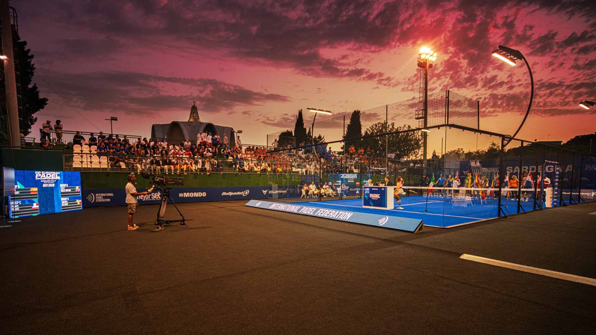 FIP European Padel Championships, the draws. All on the court from ...