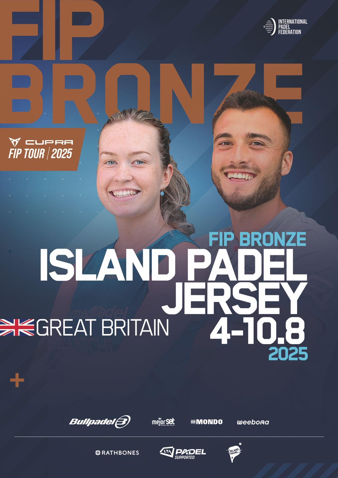 FIP BRONZE UK JERSEY ISLAND 2025 | Padel FIP